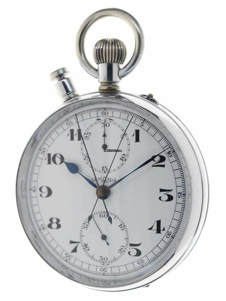 Herando - Lemania Gents Pocket Watch Split Second Chronograph Rattrapante